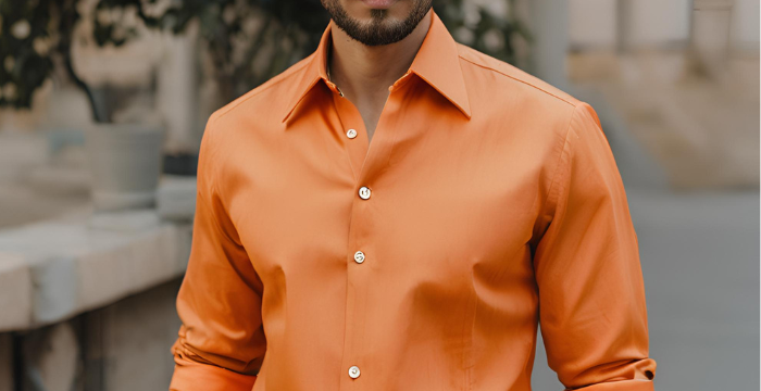 Men's Orange Shirt – Modern Style for Every Event – ties2you