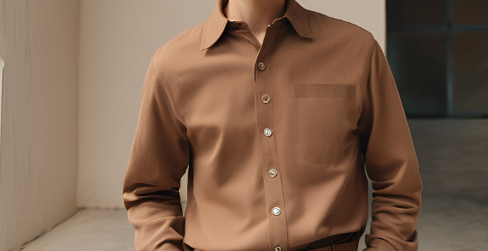 Popular Trending Outfit for Fall: Brown Designer Shirt – ties2you