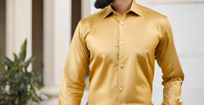Modern Glamour: Men’s Gold Shirts for Bold Fashion Choices – ties2you