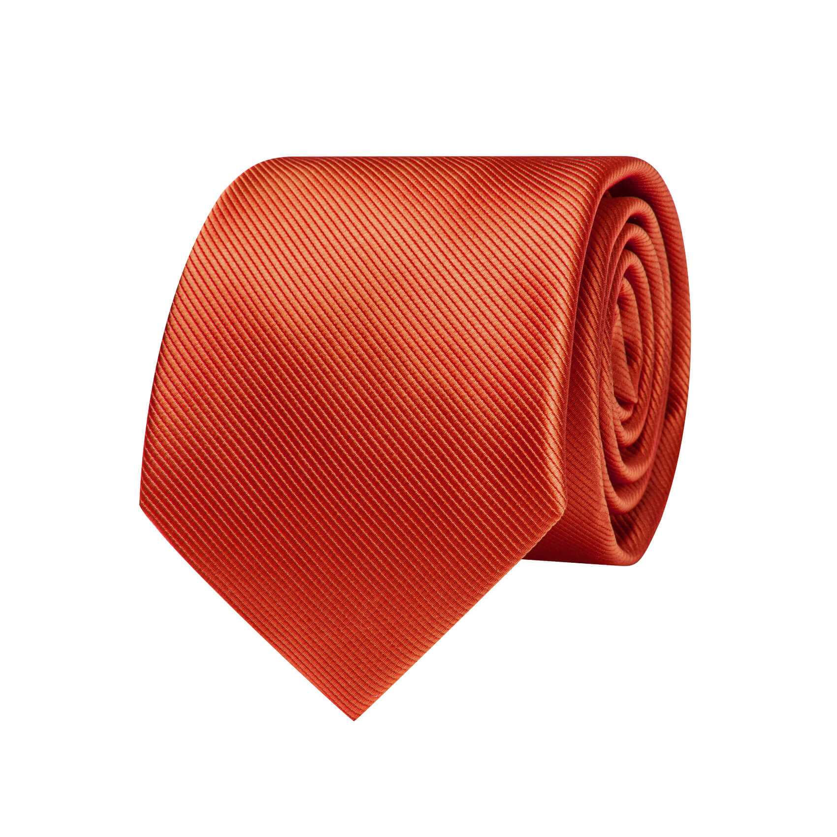 Ties2you Solid Silk Tie Burnt Orange Silk Tie Pocket Square Cufflinks – ties2you