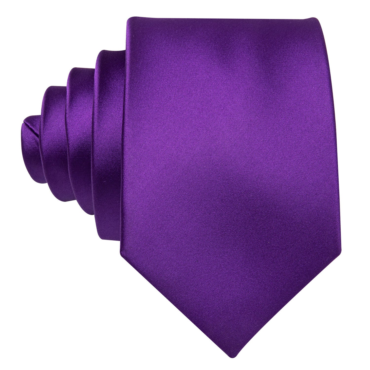 Ties2you Business Tie Purple Solid Necktie Pocket Square Cufflinks Set – ties2you