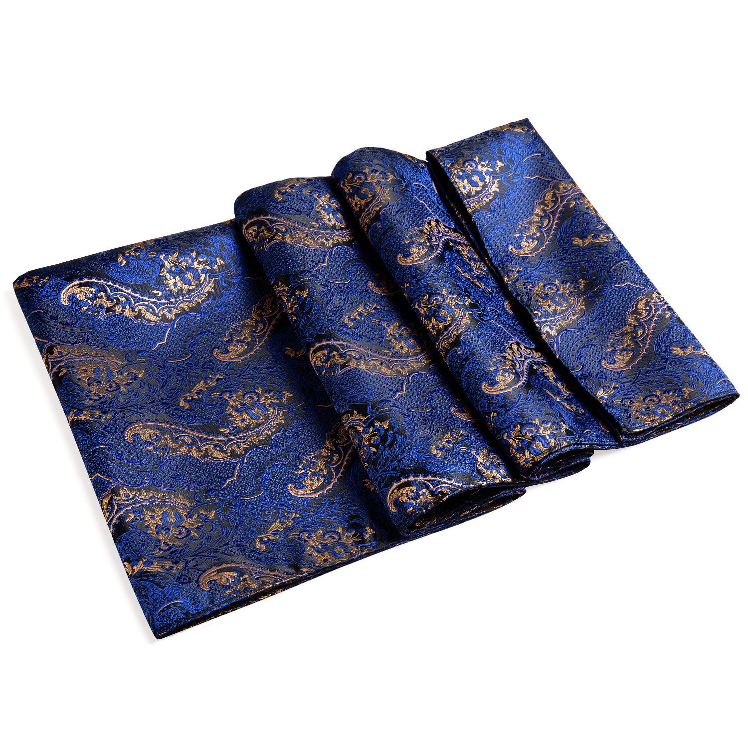 Shinning Blue Floral Men's Silk Scarf – ties2you